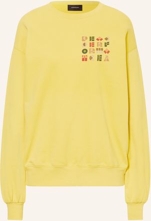 Peak Performance Sweatshirt Terry Graphic Crew gelb