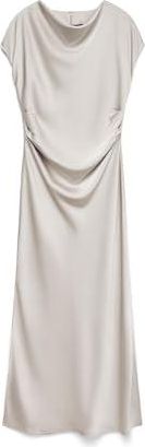 Vero Moda Vero Moda Cap Ankle Dress Vmrita Wnv Exp Robe avec Casquette, Gris b&eacute;ton, XS Femmes