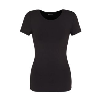 A|X Armani Exchange Slim-Fit T-Shirt aus Funktionsstoff - - Tops - Damen - Schwarzk - L