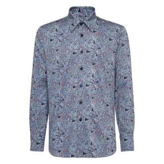 Billionaire Boys Club Homme, Chemises, Bleu, Taille: S Milano Paisley Shirt