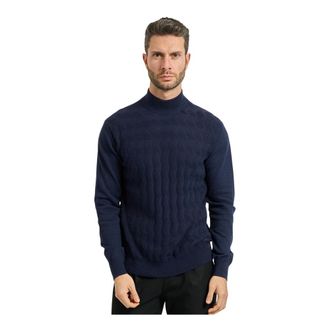 Yes-Zee YES Zee, Homme, Pulls, Bleu, Taille: XL M852-Hg000710 Turtleneck