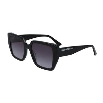 Karl Lagerfeld Femme, Accessoires, Noir, Taille: 52 MM Lunettes de soleil Kl6036S