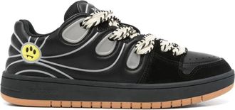 Barrow Barrow, Homme, Chaussures, Noir, Taille: 37 EU Baskets Noires Cuir Caoutchouc Tissu