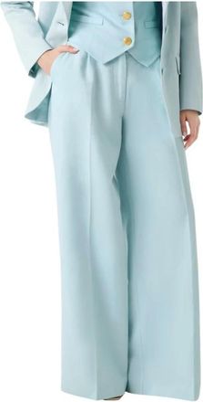 Guess Femme, Pantalons, Bleu, Taille: 36 FR Wide Pantalons