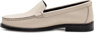 Aeyde Femme, Chaussures, Beige, Taille: 36 EU Arthur Apron Mocassins