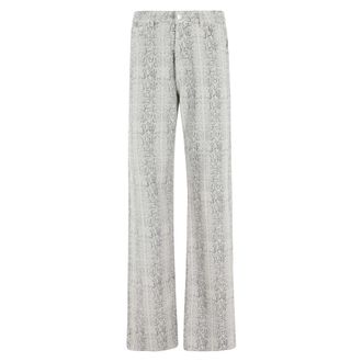 Federica Tosi Python Denim Jeans - - Jeans - Damen - Grau - W27