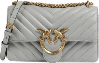 Pinko Pinko, Femme, Sacs, Gris, Taille: ONE Size Love One Mini Chevron