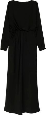 Max Mara Femme, Robes, Noir, Taille: 38 FR Robe l&eacute;g&egrave;re en satin