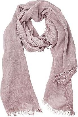 JOPHY & CO. Écharpe pour Femmes Homme Elégant et léger Etole rectangulaire douce en fibre deucalyptus Couleurs unies ou fantaisie (Rose Antique)