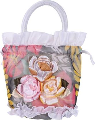 FOMIYES Pochette Portefeuille Brod&eacute; Mini Sac &agrave; Main Crois&eacute; Sac &agrave; Main Brod&eacute; White