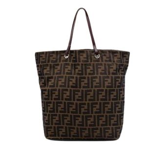 Fendi Sac cabas en toile Pre-owned - Femme - Pre-owned - Brun - Taille: ONE Size