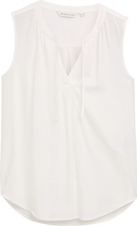 Tom Tailor Damen 1047205 Bluse, 10315-Whisper White, 44