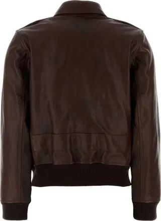 A.P.C. Marron Cuir Vachette Camicie Shirt