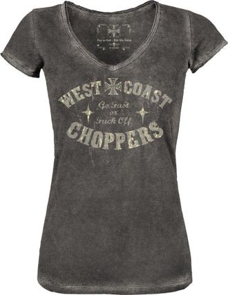 West Coast Choppers T-Shirt Go Fast V Neck