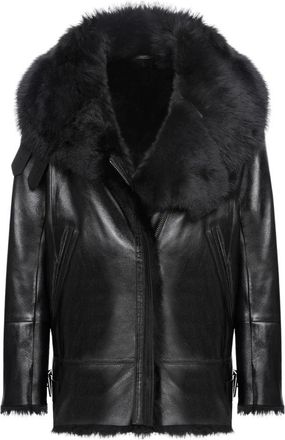 VSP Vsp, Femme, Vestes, Noir, Taille: 40 FR Vesna Clotho Shearling Jacket