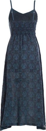 vishes Sommerkleid Langes Kleid Baumwolle Ornament Print Spaghettitr&auml;ger Alternative Mode, Boho, Hippie, Ethno, Festival