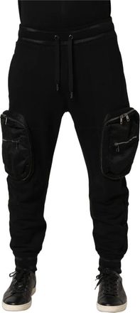 Dolce & Gabbana Homme, Pantalons, Noir, Taille: S Pantalon Cargo Jogger