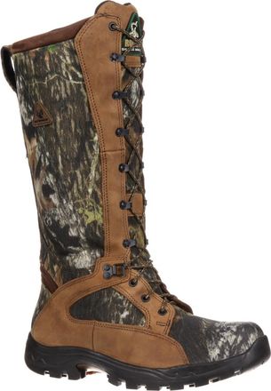 Rocky Mens Waterproof Snakeproof Hunting Boot Knee High, Mossy Oak Breakup, 11.5 W US