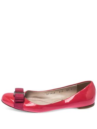 Ferragamo escarpins en cuir - Rose