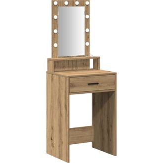 vidaXL Table de Toilette Marron 50 x 41 x 140 cm Bois dingénierie Vidaxl