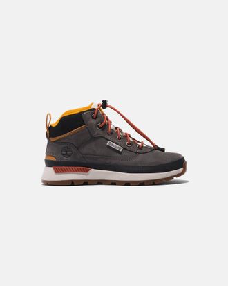 Timberland Field Trekker Bungee Sneaker f&uuml;r Jugendliche in Grau, Grau, Gr&ouml;&szlig;e
