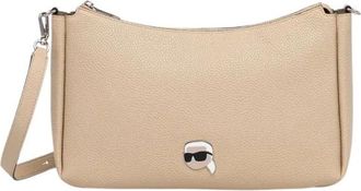 Karl Lagerfeld Femme, Sacs, Beige, Taille: ONE Size Sacs bandouli&egrave;re