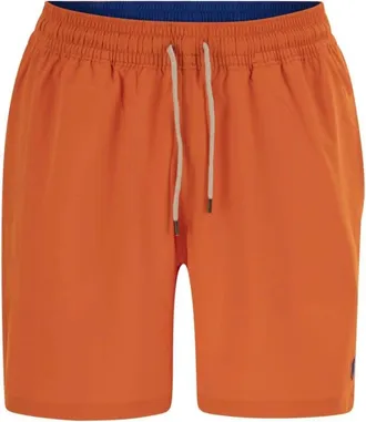 Polo Ralph Lauren Homme, Maillots de bain, Orange, Taille: L Traveler Classic Swim Trunk