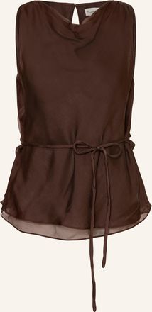 Phase Eight Blusentop Hazel Aus Seide braun
