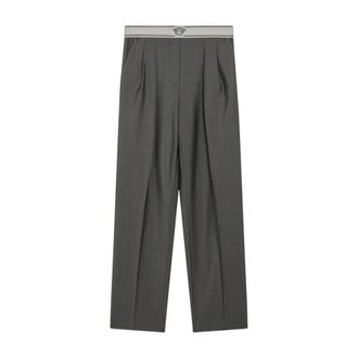 Versace Femme, Pantalons, Gris, Taille: 40 FR Pantalon Informel