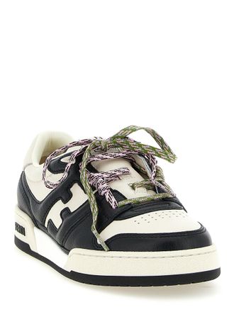 Fendi Womens Bicolor Calfskin Athletic Sneakers