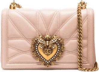 Dolce & Gabbana Femme, Sacs, Rose, Taille: ONE Size Devotion Shoulder Bag