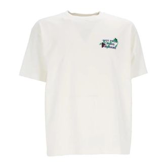 Dr&ocirc;le de Monsieur Le T-Shirt Slogan - - Tops - Herren - Wei&szlig; - XL