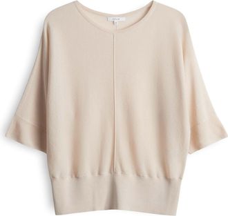 OPUS Damen Pullover | Feinstrickpullover PERONIKA Regular mit Fledermausärmeln Natural Glaze, 34