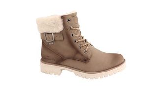 Tom Tailor Femme 4290100014 Botte Tendance, Taupe, 37 EU