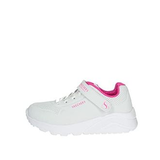 Skechers Uno Lite, Basket Mixte Enfant, Blanc, 36 EU