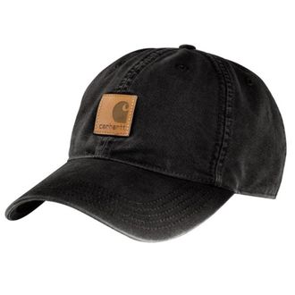 Carhartt Work in Progress Herren Canvas Cap Baseballkappe, Schwarz, Einheitsgröße