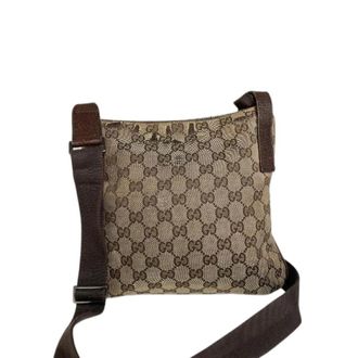Gucci Sac bandouli&egrave;re vintage Pre-owned - Femme - Pre-owned - Brun - Taille: ONE Size