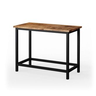 Vicco Sitzbank Fyrk, Kosmetiktisch-Hocker, Eiche rustikal/Schwarz, 60 cm f&uuml;r Schminktisch