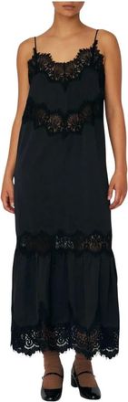 Elisabetta Franchi Femme, Robes, Noir, Taille: 36 FR Vestido lencero