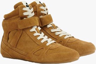 Isabel Marant Baskets Senny High en cuir velours