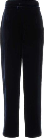 Giorgio Armani Velvet Trousers - Navy