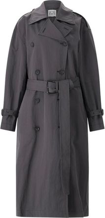 Toteme Femme, Manteaux, Gris, Taille: 36 FR Trench Coat