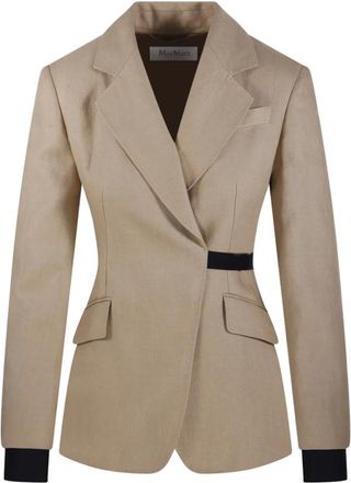 Max Mara Femme, Vestes, Brun, Taille: 38 FR Fionda Jacket
