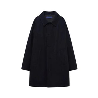 Palt&ograve; Homme, Manteaux, Bleu, Taille: 2XL Cappotto