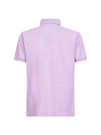 Etro Mens Polo Shirt Lilac Cotton Piqu&eacute; Purple T-shirts And Polos
