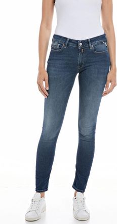 Replay Damen Jeans New Luz Skinny-Fit Hyperflex mit Stretch, Dark Blue 007 (Blau), 24W / 32L