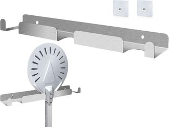 Generic Pizzaschieber Halterung - Ordnungs Halter | Stauraum sparende Edelstahl Aufbewahrung für Küchenutensilien Backwerkzeuge Spatel Bürsten Haushalt Gewerb