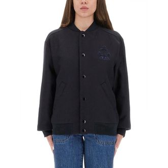 A.P.C. Micka Varsity Jacke - - Jackets - Damen - Blau - S