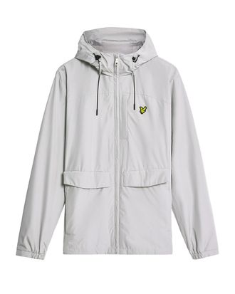 Lyle & Scott Leichte Kapuzenjacke mit Reißverschluss - Graues Mirage