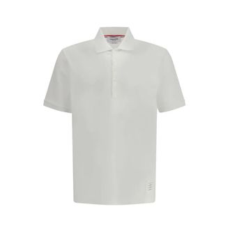 Thom Browne Baumwoll-Polo-Pullover - - Tops - Herren - Wei&szlig; - M